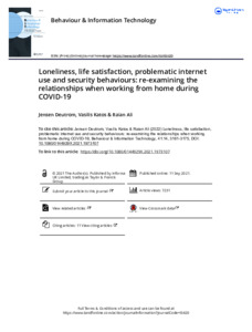 Bournemouth University Research Online [BURO] - Loneliness, life satisfaction, problematic ...